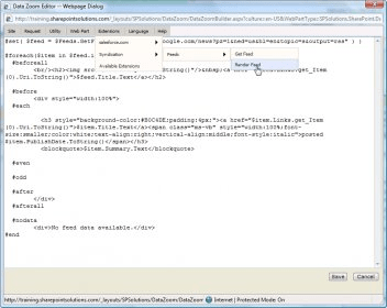 SharePoint Data Zoom Web Part Download - Your pages can perform ...
