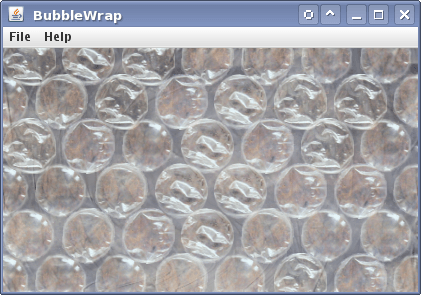 Bubble wrap software store